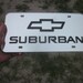 Chevy Suburban Laser Cut Acrylic Mirror License Plate 3D Look - Etsy
