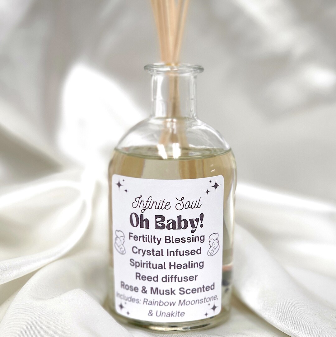 Oh Baby Fertility Blessing Crystal Infused Reed Diffuser - Etsy