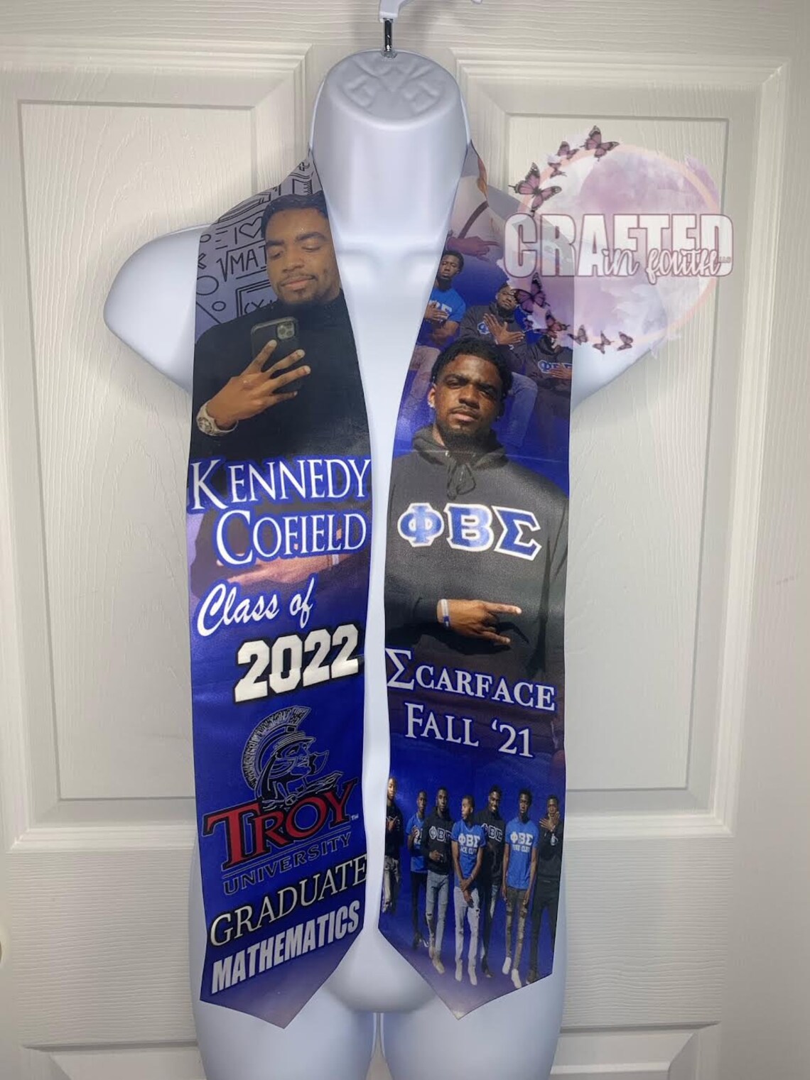 Customized Satin Graduation Stole Custom Graduation Stole - Etsy