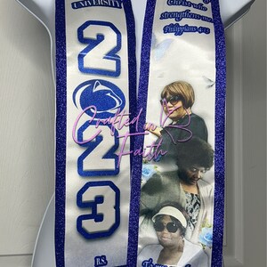 Customized Satin Graduation Stole | Custom Graduation Stole - Etsy