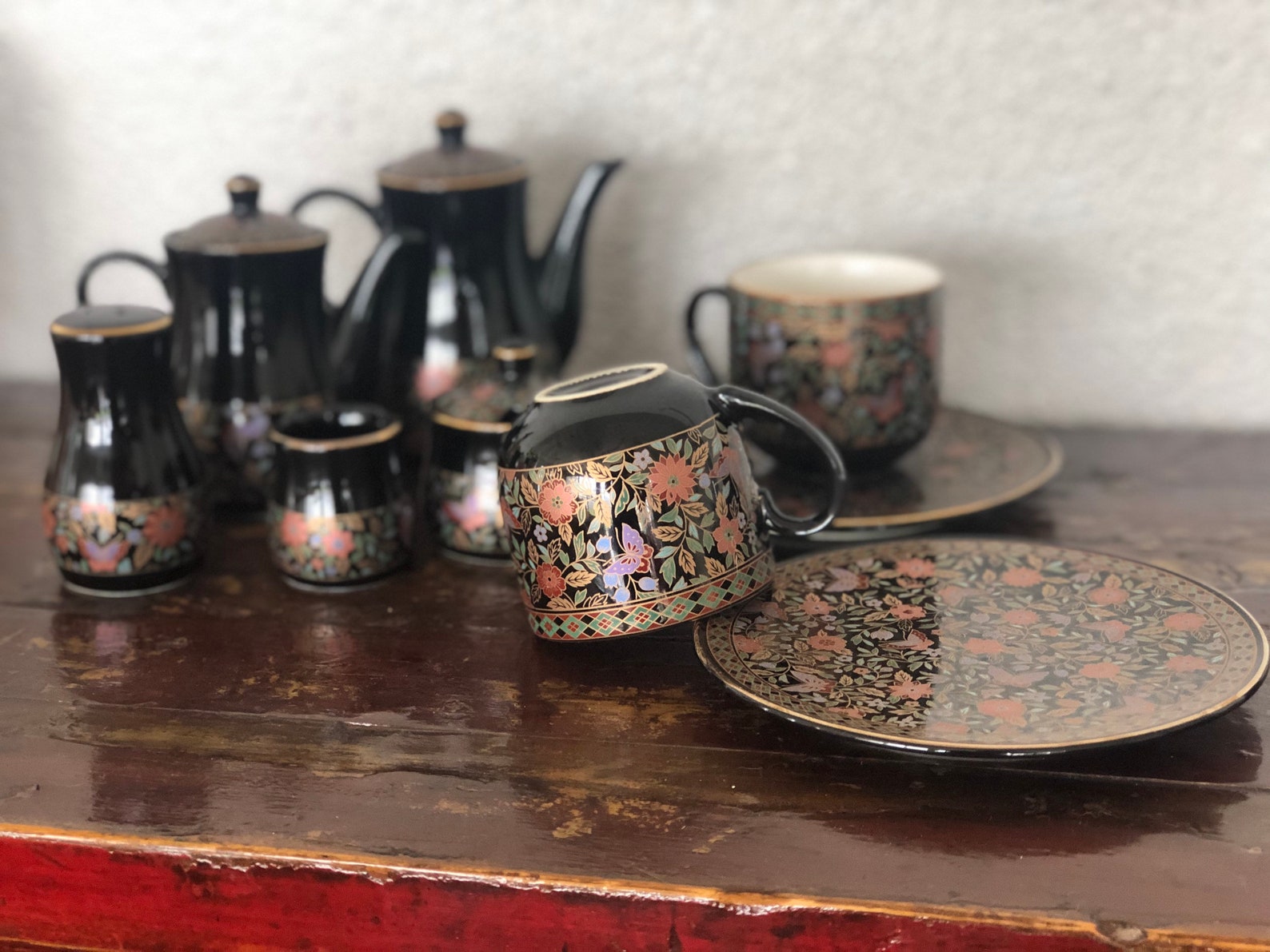 Japanese Colorful Tea Set | Etsy