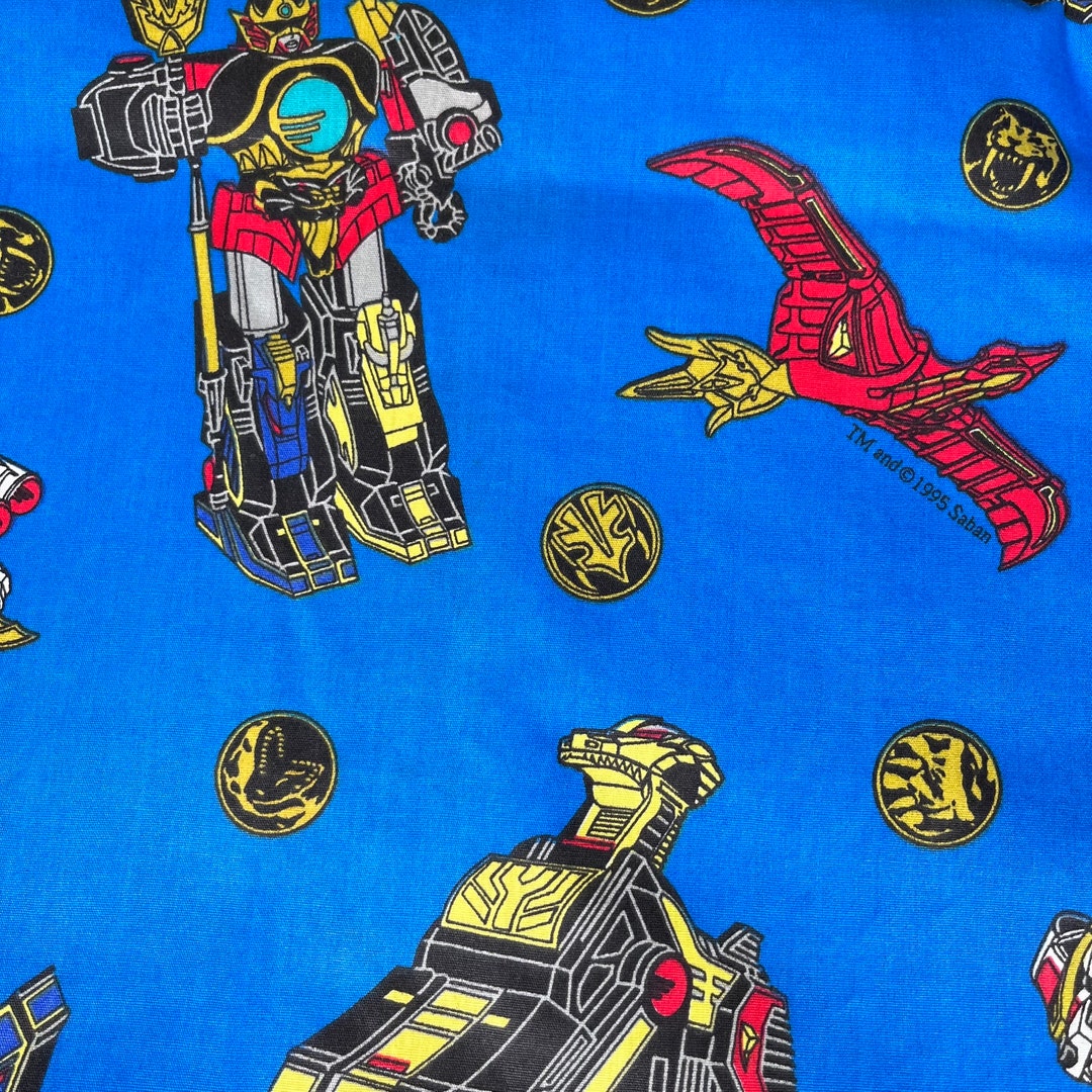 Vintage Power Rangers Fabric Zord Megazord 1990s Saban Battle Mech ...