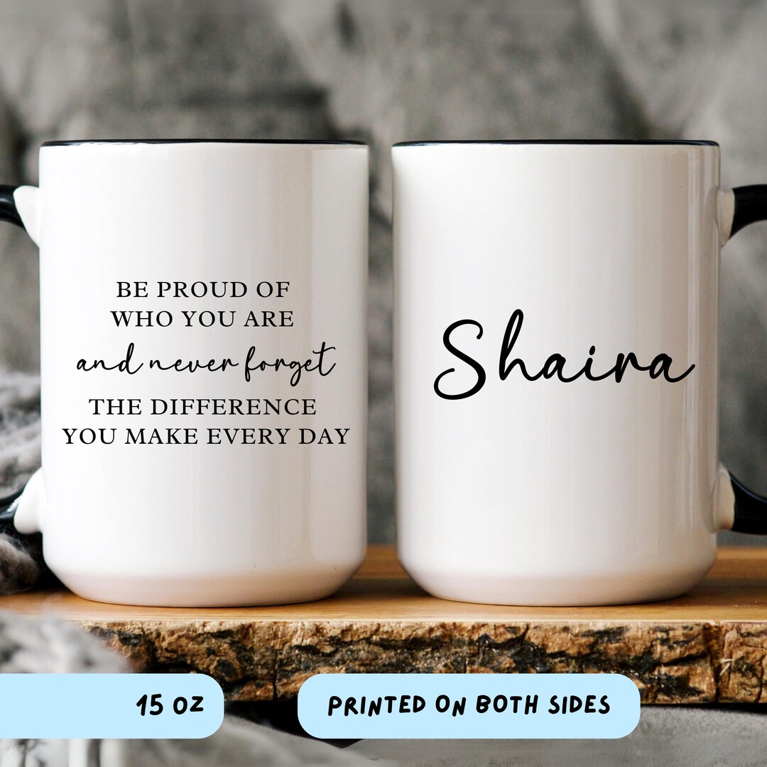 Personalized Team Mug, Employee Appreciation Gift, Custom Name Coffee ...