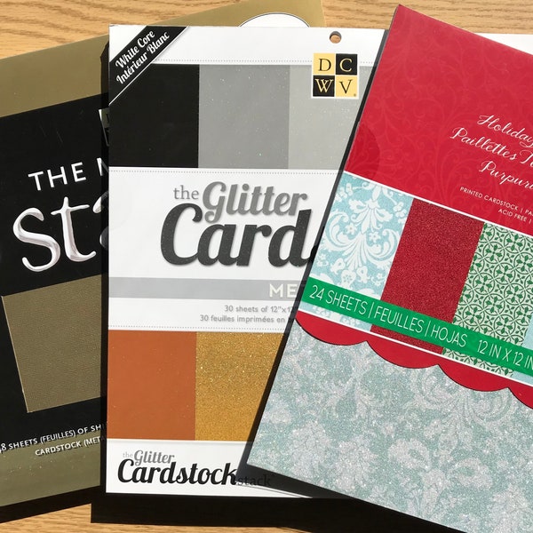 Metallic Cardstock - Etsy