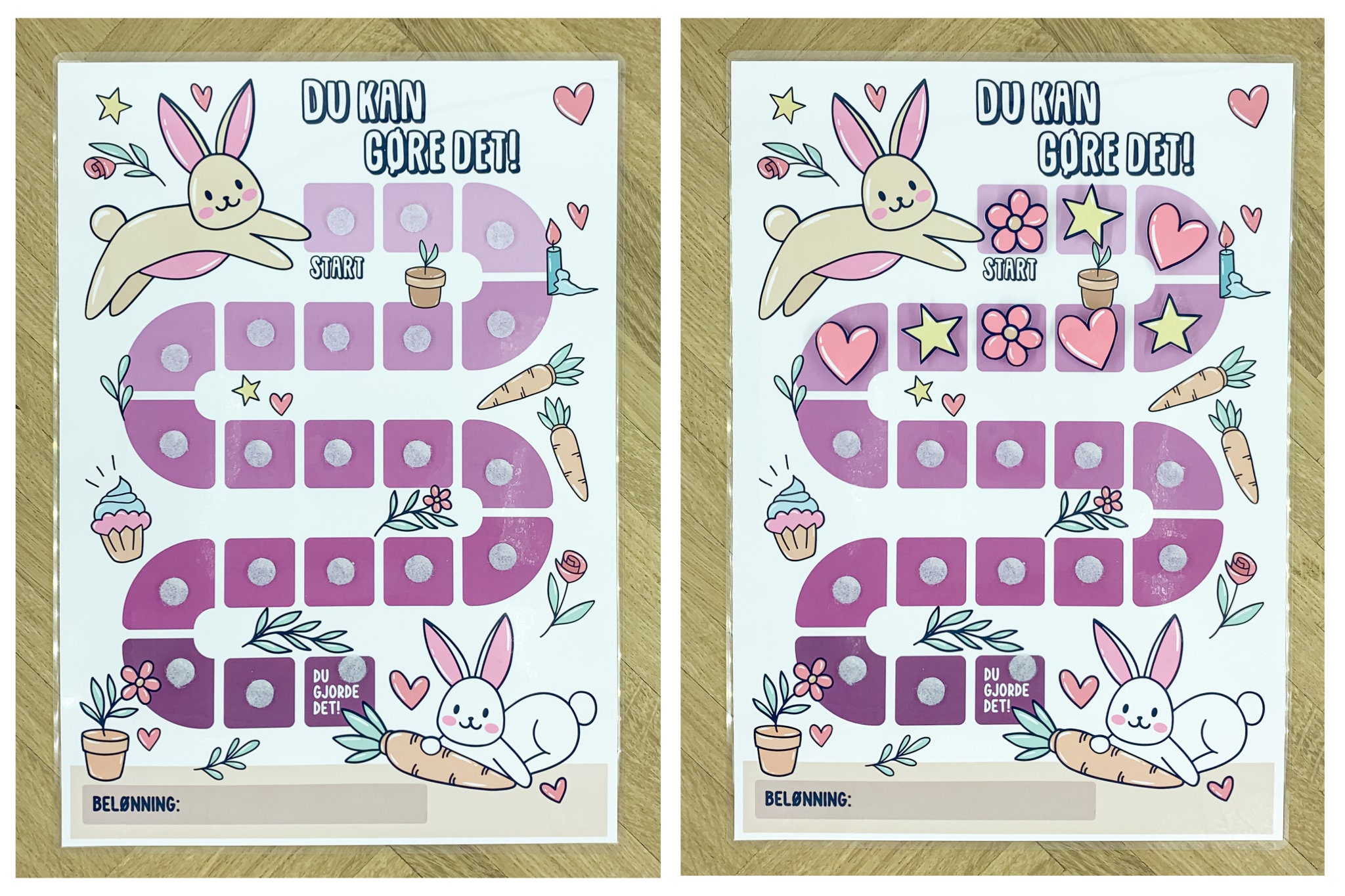 Bunny Reward Chart Printable, Cute Chore Chart for Toddler, Sticker ...
