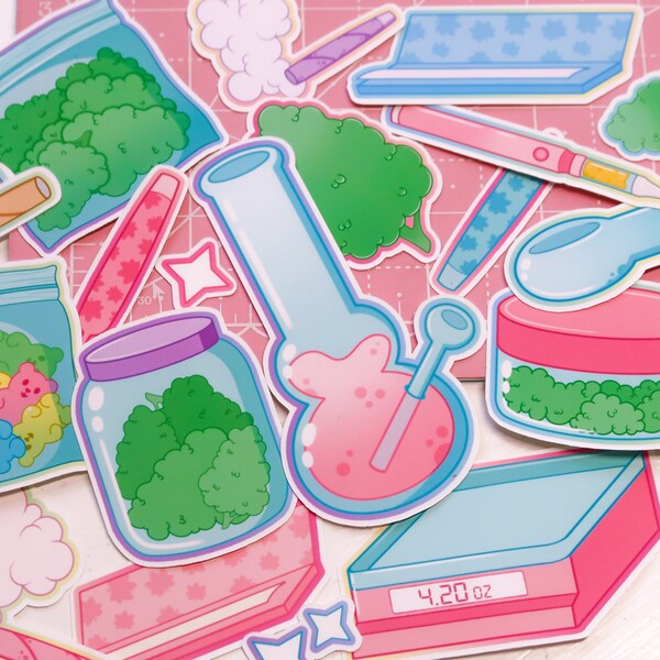 Stoner Stickers - Etsy
