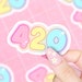 420 Pastel Weed Self Care Sticker Kawaii Weed Stickers Cute Cannabis ...