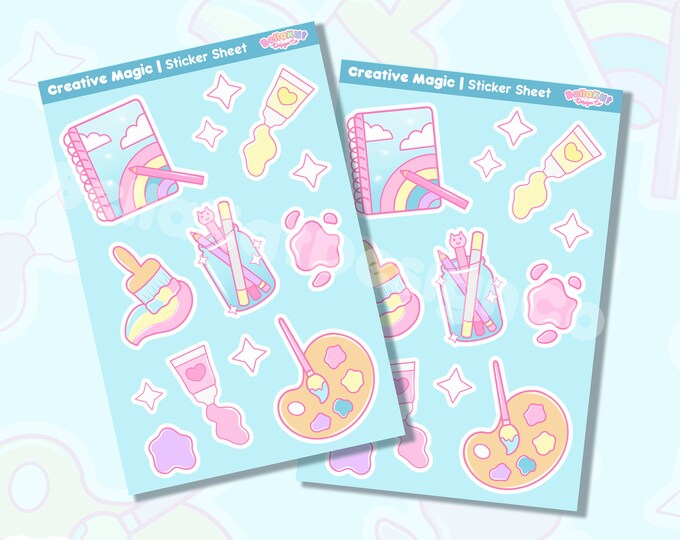 Rainbow Magic 420 Sticker Pack Kawaii Marijuana Stickers - Etsy