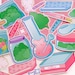 Magical Girl Fantasy Sticker Pack Cute Magical Laptop Stickers Cute ...