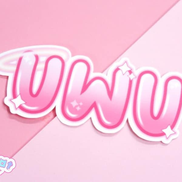 Uwu Kawaii Sticker Etsy