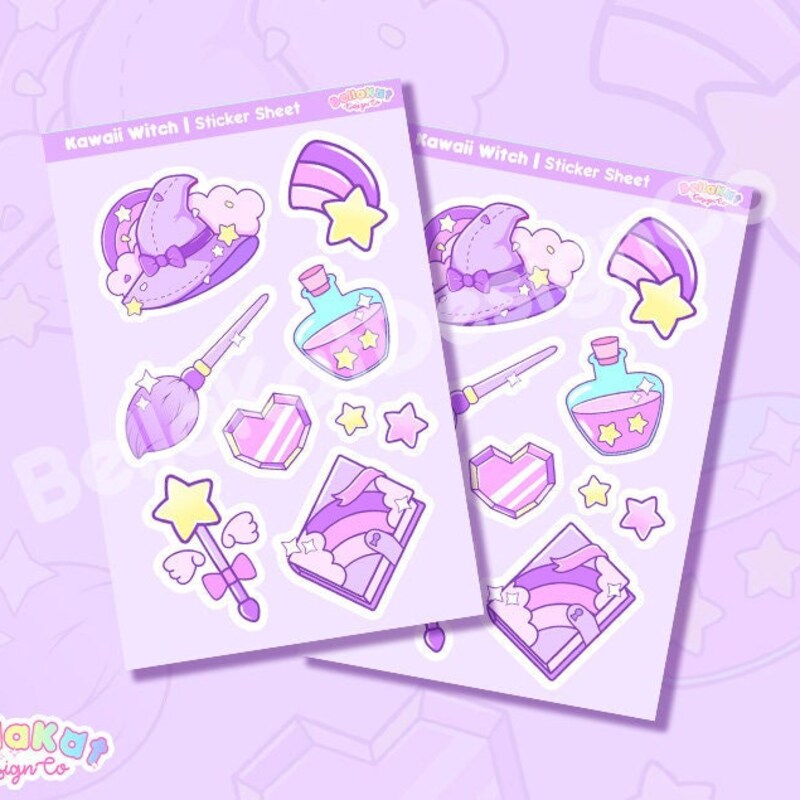 Witch Stickers - Etsy