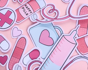Cute Medical Stickers - Etsy