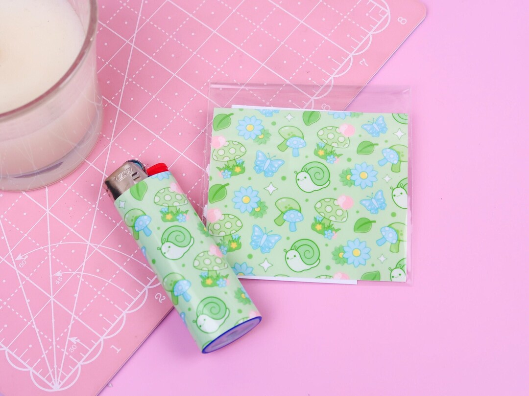 Kawaii Snail Forest Lighter Wraps Cute Smoking Accessories, Stoner ...