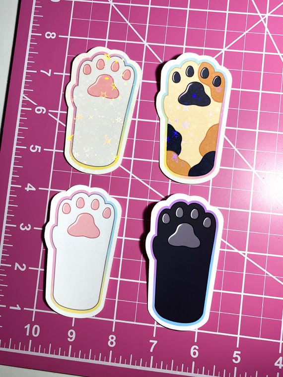 Paper & Party Supplies Cat Paw Cat Paw Kawaii Sticker Cute Sticker ...