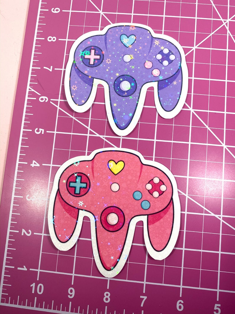 Cute Gamer Girl Controller Sticker Kawaii Aesthetic Gamer - Etsy