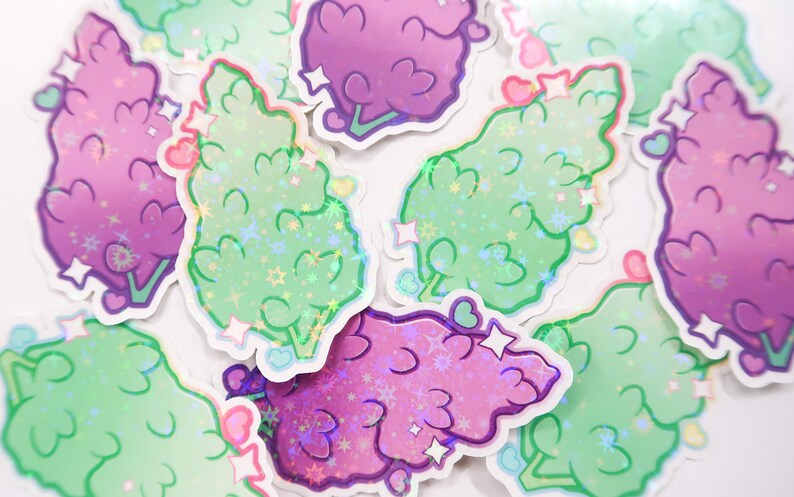 420 Marijuana Bud Stickers Kawaii Weed Accessories Stickers | Etsy