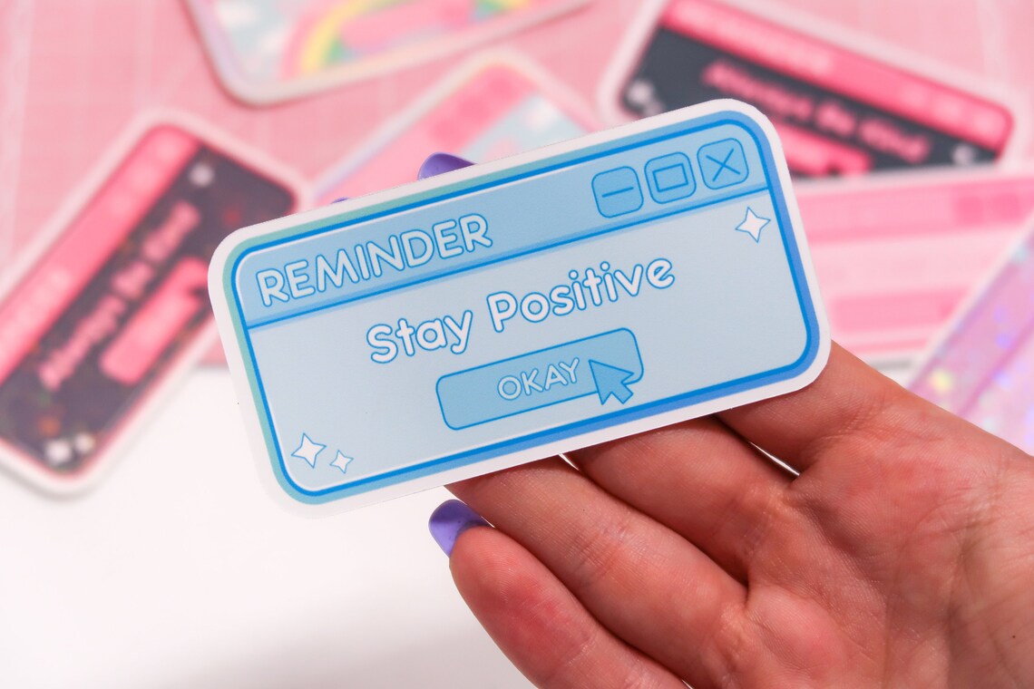 Custom Reminder Popup Sticker Cute Customizable PC Popup - Etsy