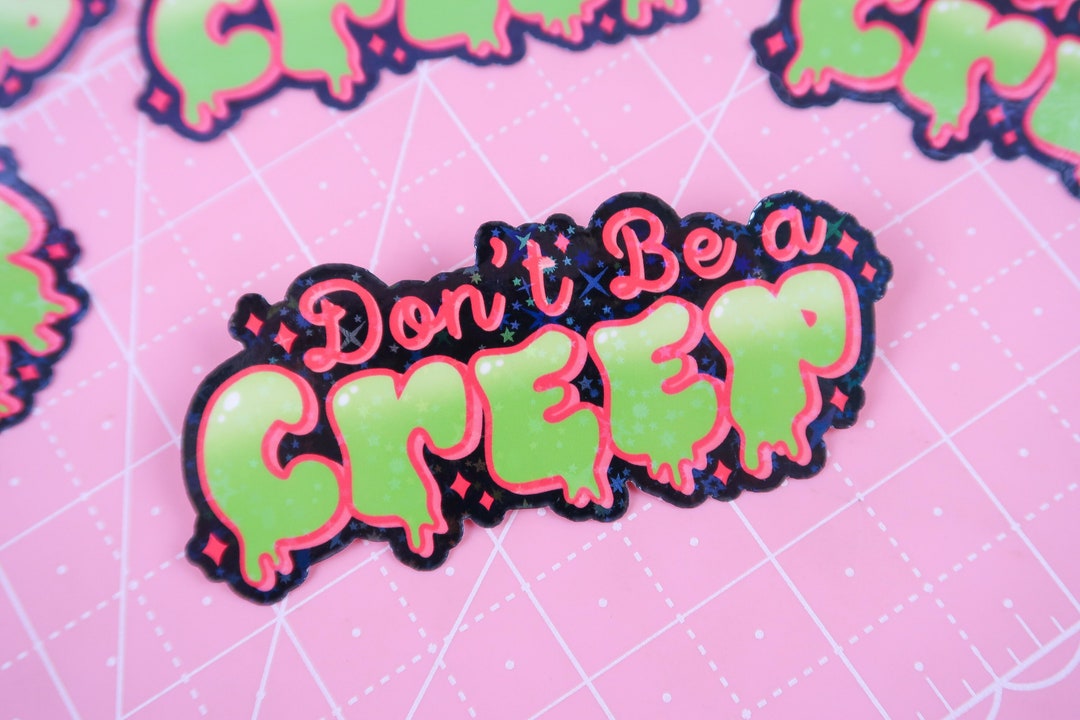 Dont Be a Creep Halloween Laptop Stickers Funny Spooky - Etsy