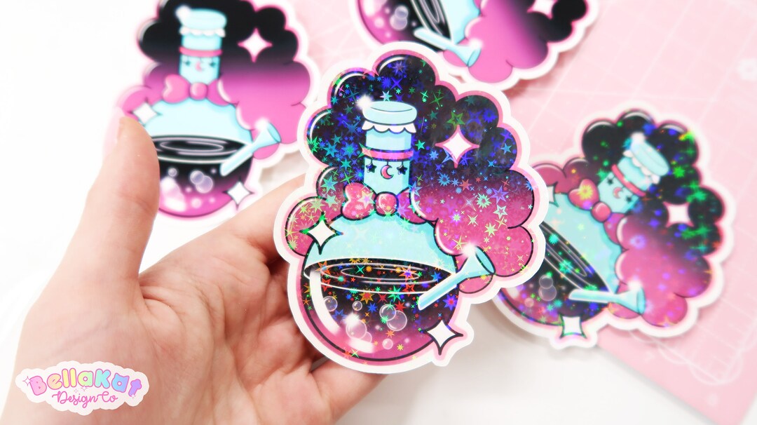 Goth Girl Bong Magical 420 Sticker Cute Weed Stickers - Etsy