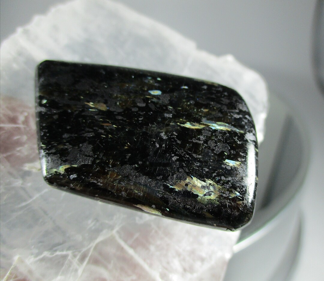 Very Rare. Closed Mine. Authentic Large Greenland Nuummite Freeform ...