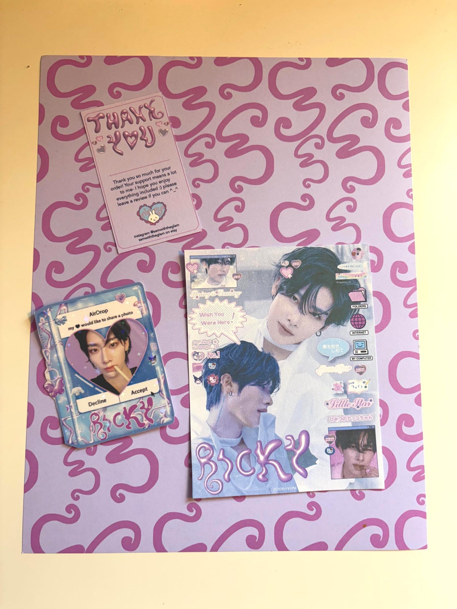 ZEROBASEONE ZB1 Kpop Y2k Art Prints: Room Decor - Etsy