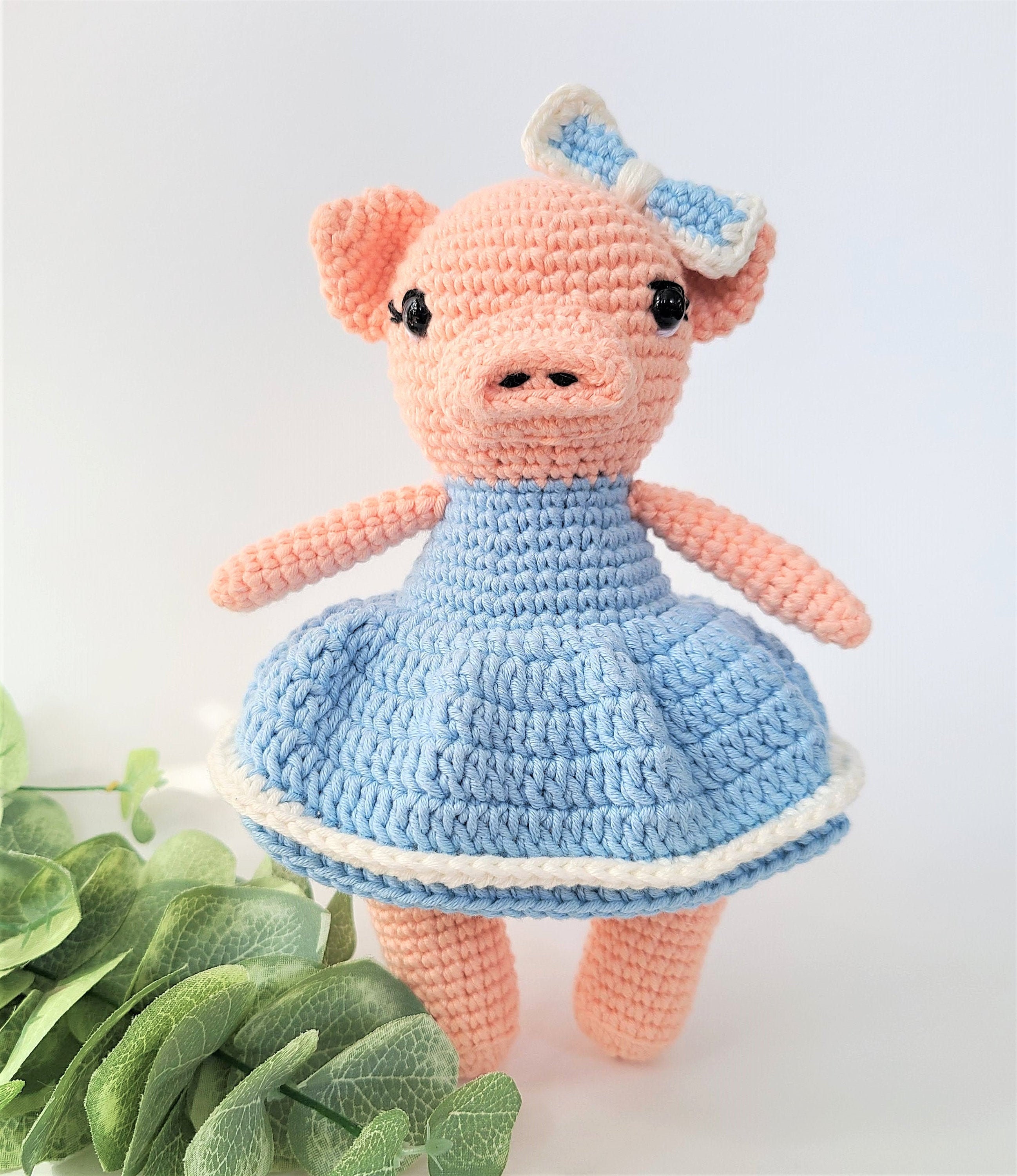 PATTERN: Primrose the Pig - Crochet Pig - Amigurumi Pig Pattern ...