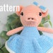 PATTERN: Primrose the Pig - Crochet Pig - Amigurumi Pig Pattern ...