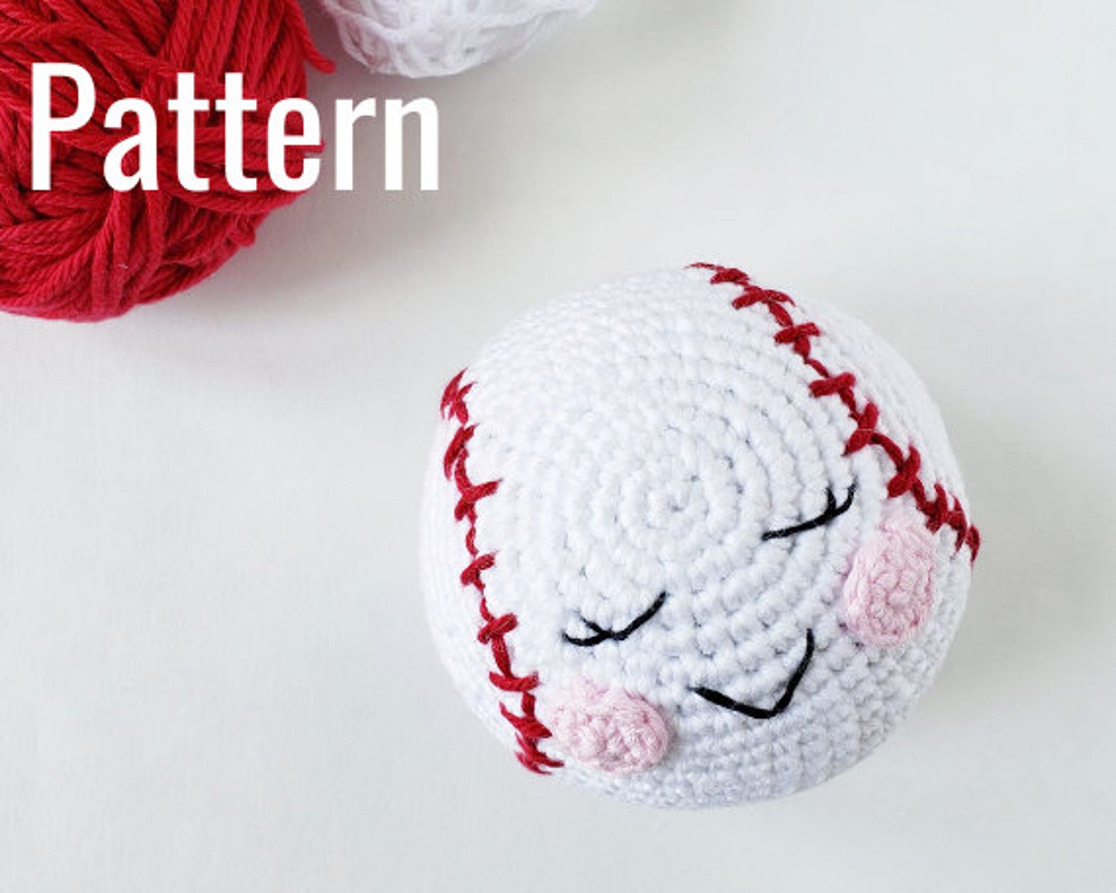 PATTERN: Amigurumi Crochet Baseball PDF Pattern Kawaii Cuddler Boy Baby ...