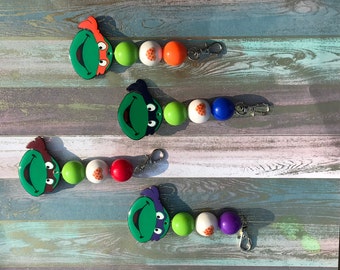Beaded Turtle Keychain - Etsy