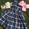 Plaid Sparkle Pinafore for Baby and Toddler Girls - Etsy