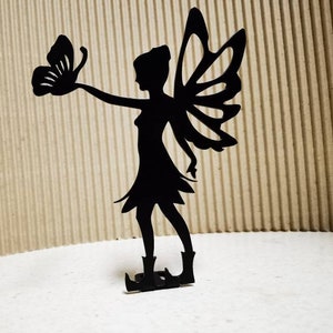 Fence Top Fairy Pixie With Butterfly - Etsy