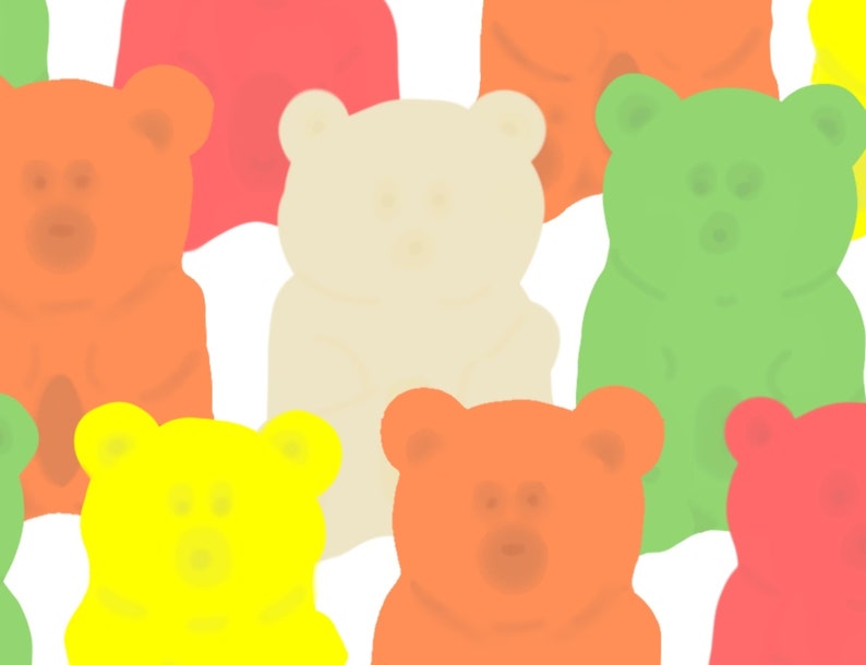 Gummy Bear Candy Army - Etsy