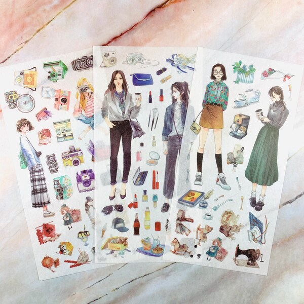 Fashion Stickers - Etsy