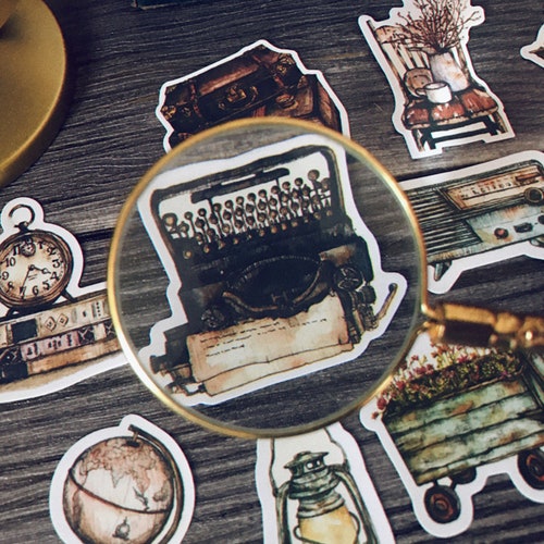 Vintage Items European Antique Sticker 14pcs Vintage - Etsy