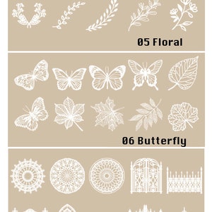 Floral Paper Lace Journal Decoration, Lace Paper Doilies, Junk Journal ...