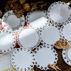 Floral Paper Lace Journal Decoration Junk Journal Scrapbook - Etsy