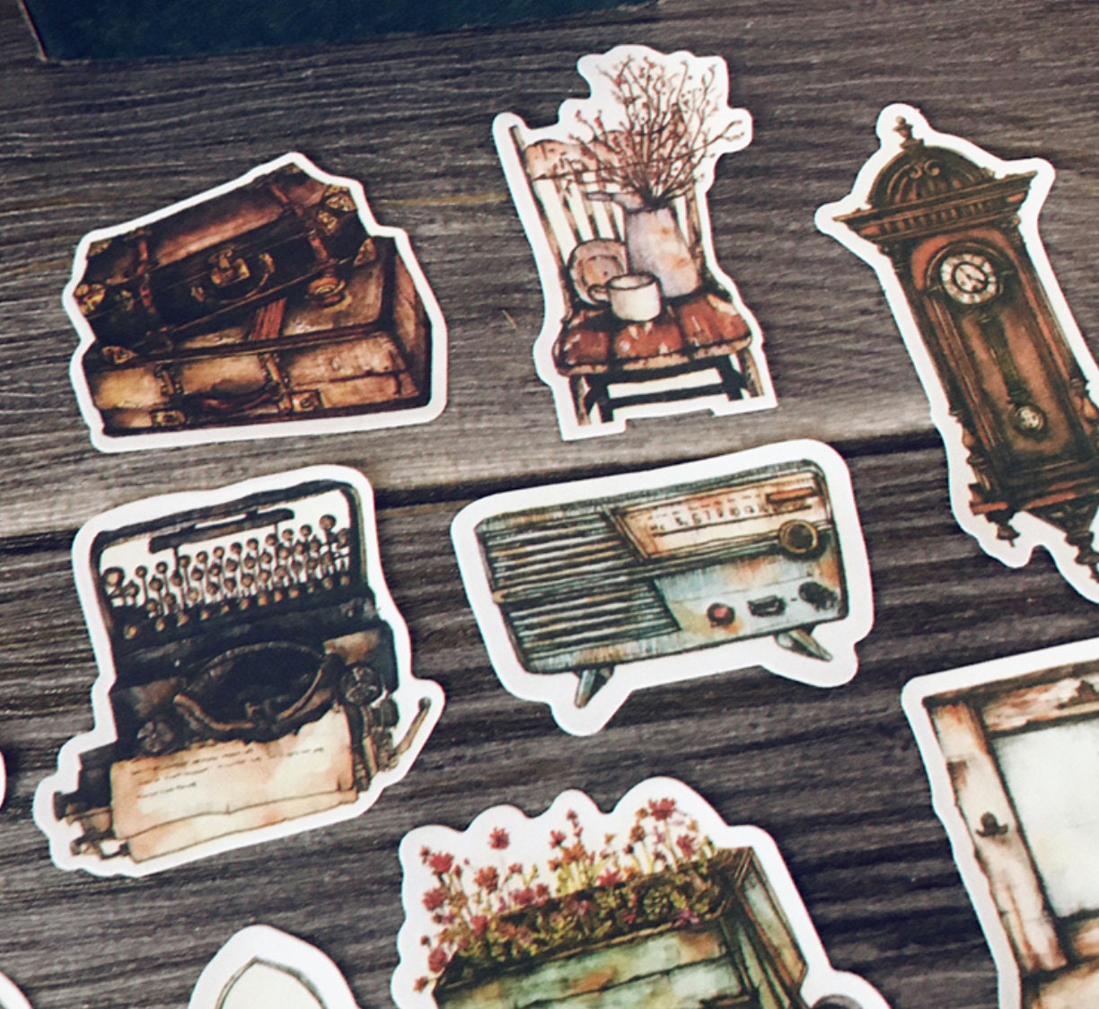 Vintage Items European Antique Sticker 14pcs Vintage - Etsy