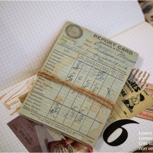 Small Receipt Ephemera Paper Kit 30pcs, Non-adhesive Reproduction ...