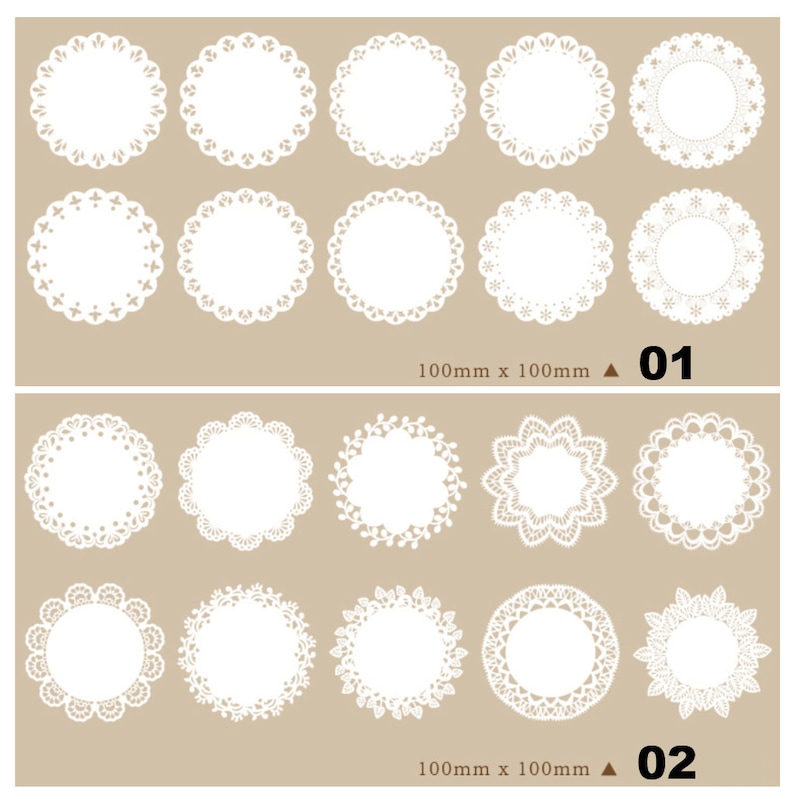 Floral Paper Lace Journal Decoration Junk Journal Scrapbook - Etsy