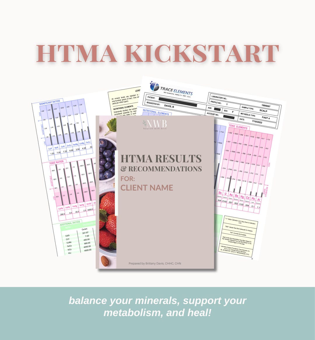 HTMA Hair Tissue Mineral Analysis | Holistic Wellness Tools ...