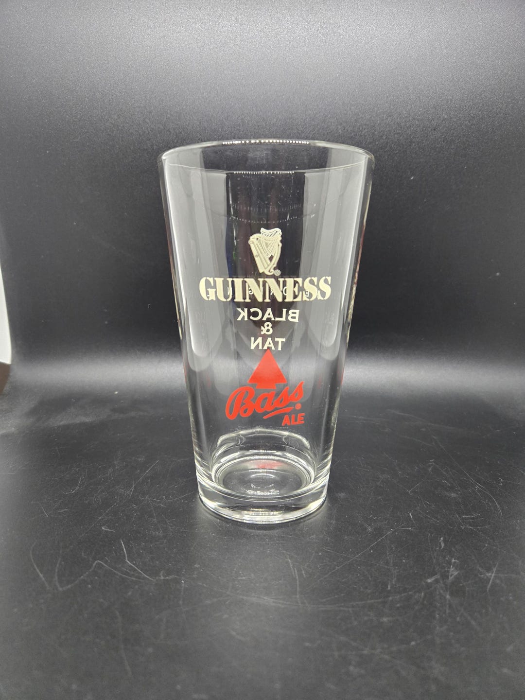 Guinness Bass Ale the Original Black and Tan Pint Glass - Etsy