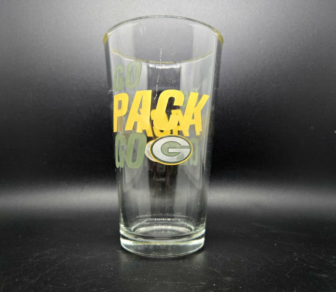Vintage Green Bay Packers NFL Rare Glass - Etsy