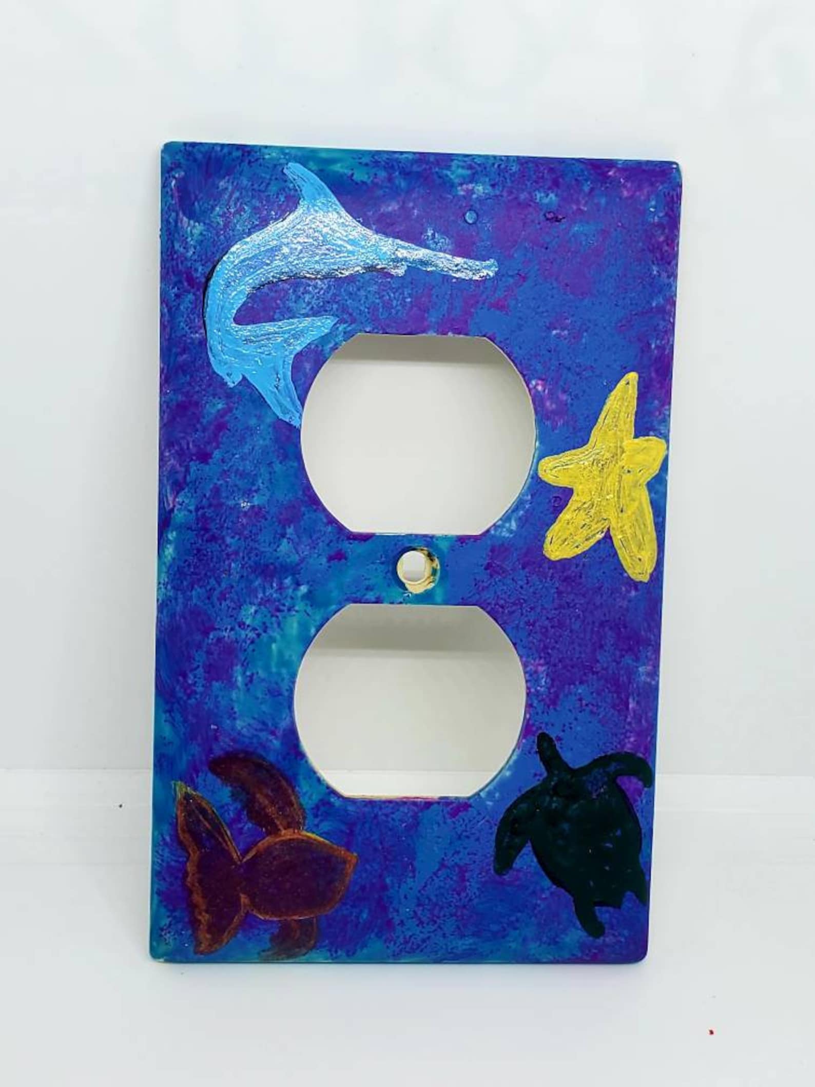 Handpainted Acyrlic Ocean Beach Theme Electrical Outlet Cover | Etsy