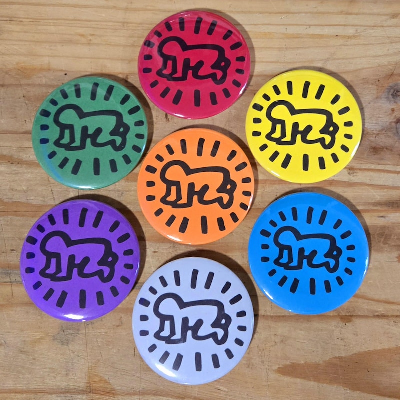 Pin Badge Hare - Etsy