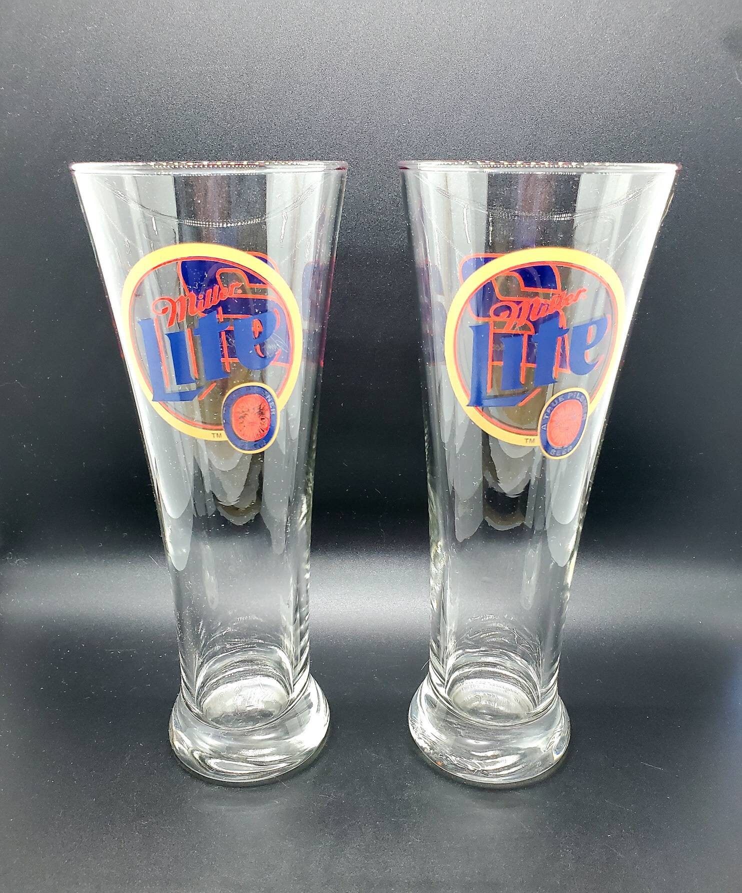 Miller Lite Rusty Wallace Nascar Tall Pint Glasses Set de 2 - Etsy España