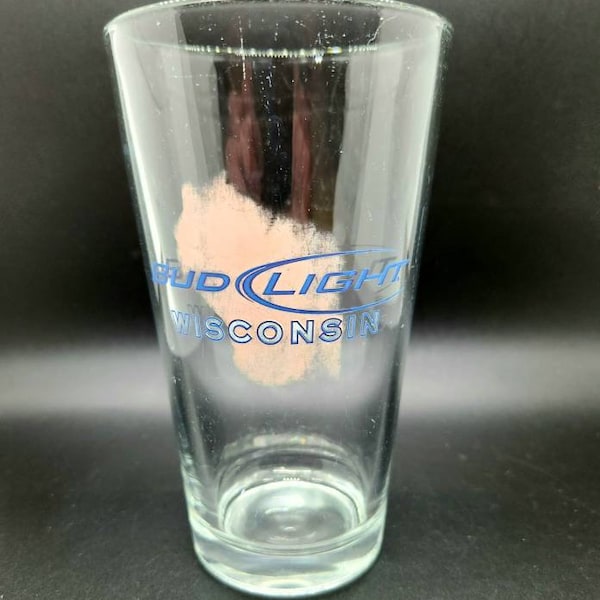 Bud Light Pint Glass - Etsy