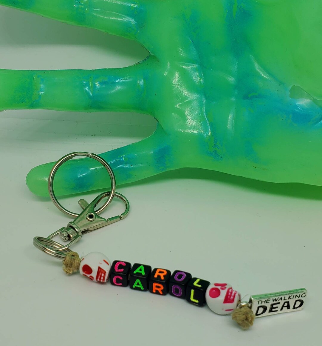 Walking Dead Keychain Carol - Etsy
