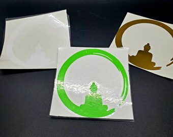 Buddha Car Sticker | Etsy