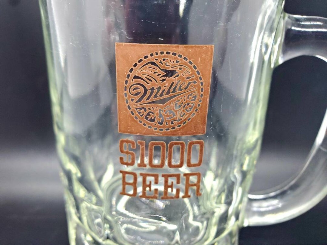 Rare Vintage Miller 1000 Beer 12 Ounce Mug - Etsy