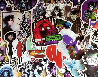 Tim Burton Stickers - Etsy